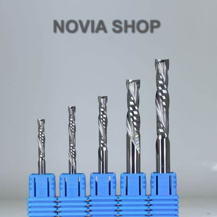Mata router CNC Double Flute Down Up / Compression Bit 2F For MDF HPL ...