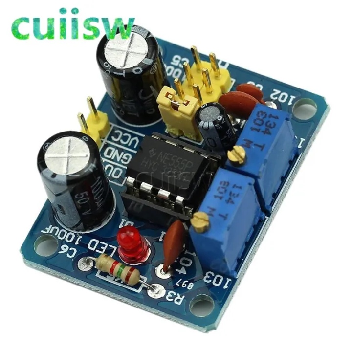 1pcs NE555 Pulse Frequency Duty Cycle Square Wave Rectangular Wave ...