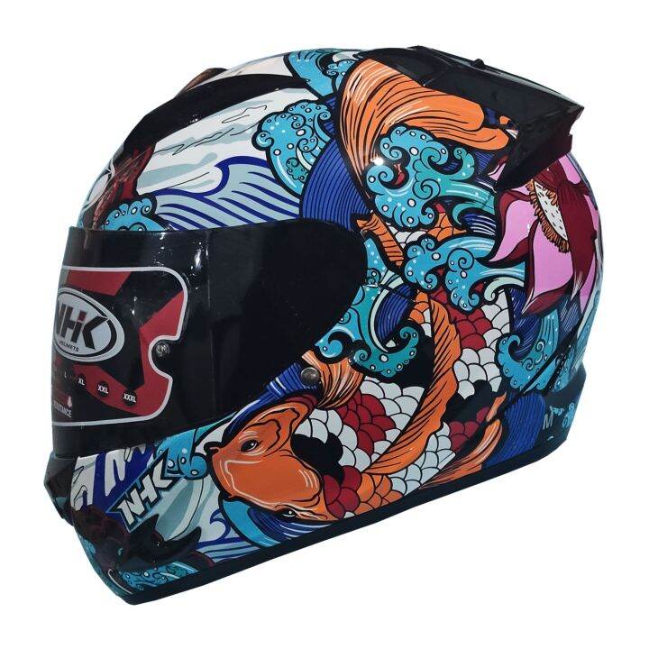 NHK Race Pro Koi Fish Full Face Helmet Medium | Lazada PH