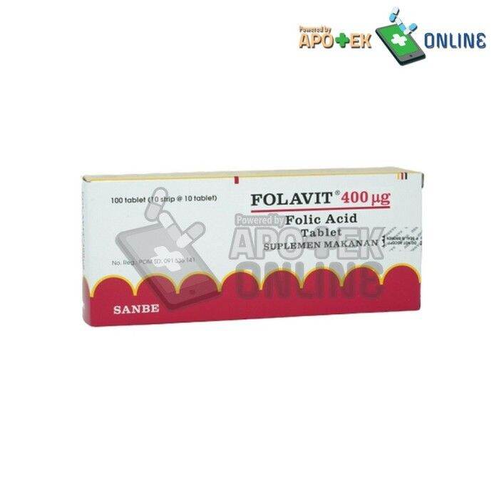 FOLAVIT 400MG 1 STRIP 10 TABLET | Lazada Indonesia