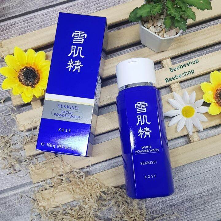 Kose Sekkisei Facial Powder Wash 100g ผลิต 02/2021 ผงแป้งทำความสะอาดผิว ...