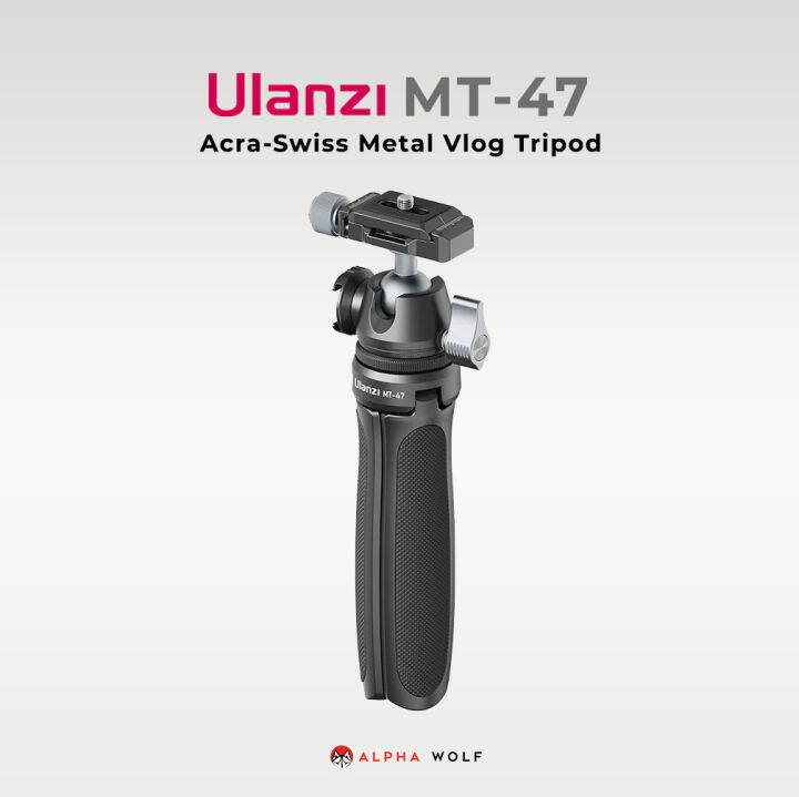 Ulanzi MT-47 Arca-Swiss Metal Vlog Tripod ขาตั้งกล้องพกพา พร้อมเพลท ...