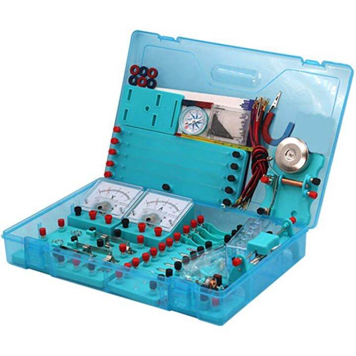 Kids Electricity Circuit Learning Kit Physics Experiment Kit Basic Educational ABS Electricity ...