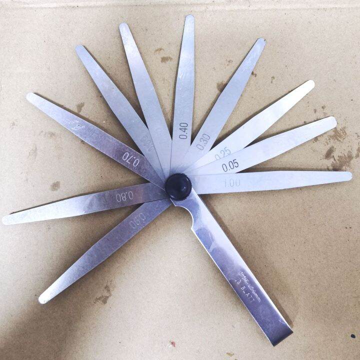 13pcs Feeler Gauge(0.05mm-1.00mm) | Lazada