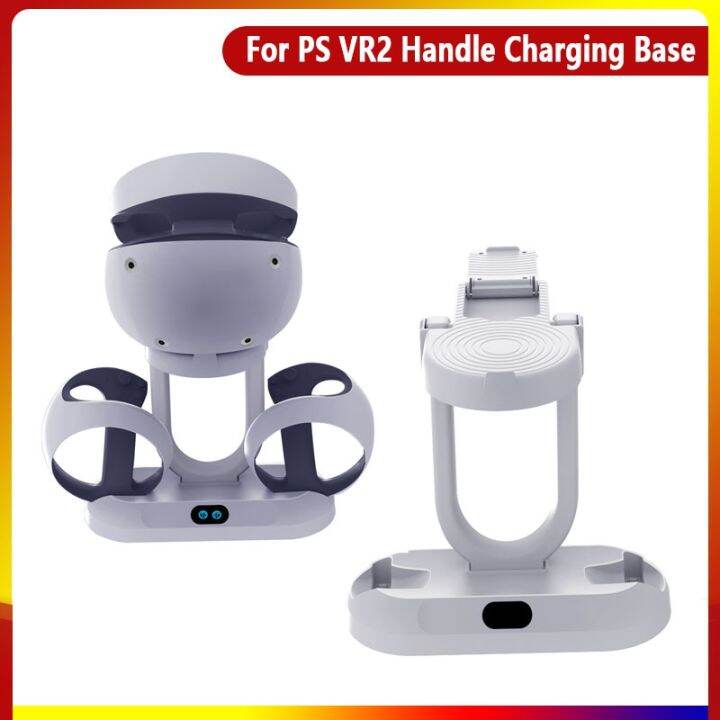 Portable VR charging station charging stand for PS VR2 with display and ...
