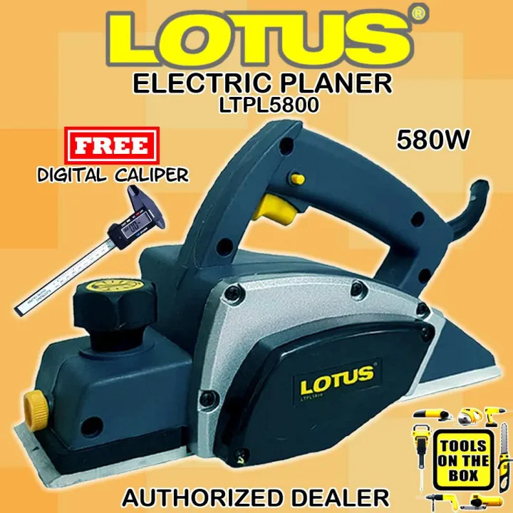 Lotus Electric Planer 580W LTPL5800 Heavy Duty with FREE Digital ...