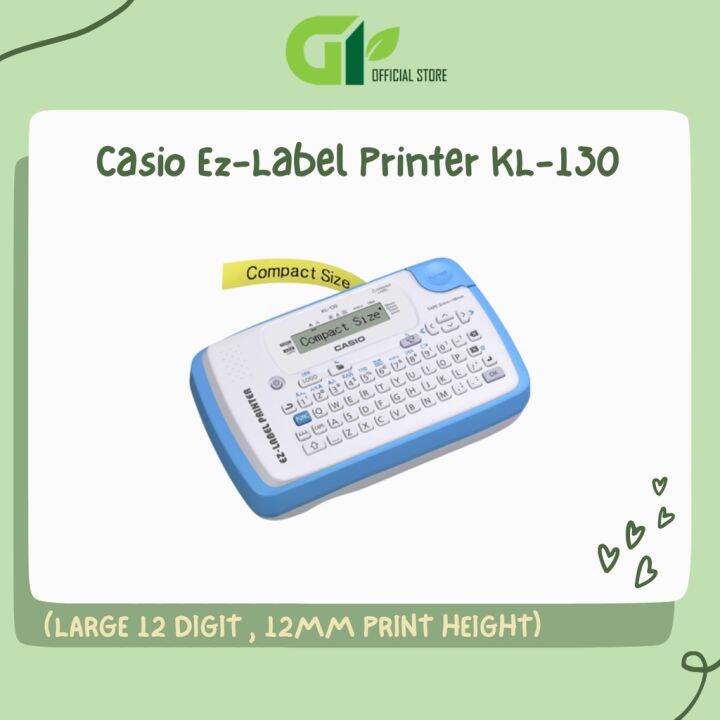 [GY Office] Casio Ez-Label Printer KL-130 | Lazada
