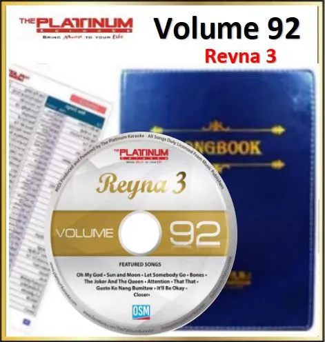 Platinum Reyna 3 Songbook + Songlist + Updated CD as of AUG..2022 (Vol.92） | Lazada PH