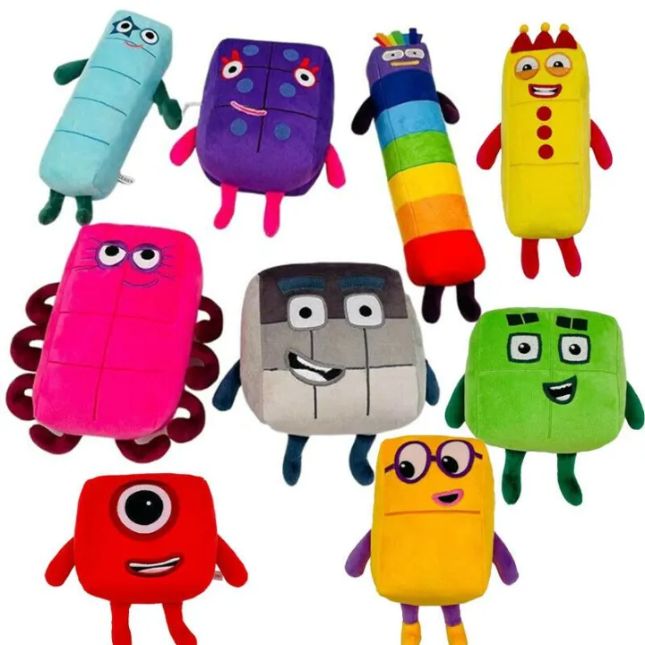 New Cartoon Numberblocks Plush Doll Educational Stuffed Number Blocks ...