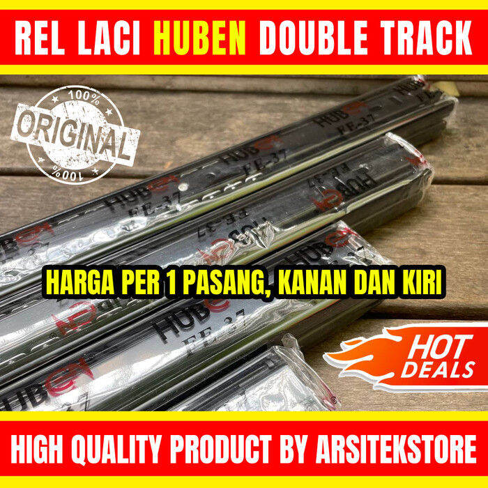 Rel Laci Double Track 25 30 35 40 45 50 55 60 cm HUBEN non Slowmotion | Lazada Indonesia