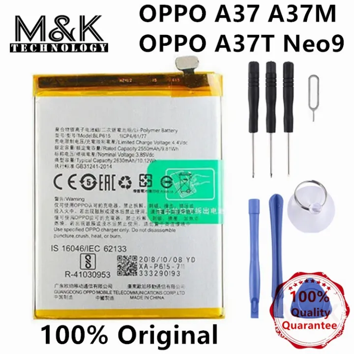 Original MK Battery BLP615 FOR OPPO A37 A37m A37t Neo9 Battery With ...