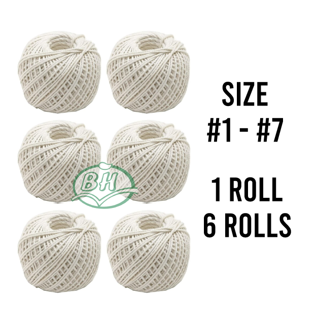 Tali Jut/Parcel String/Cotton Twine/油包绳/Tali Cotton - 100g/roll | Lazada