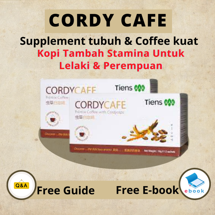 Cordy cafe kopi sihat jaga kesihatan - coffee strong man - cordy cafe special for coffee lovers ...