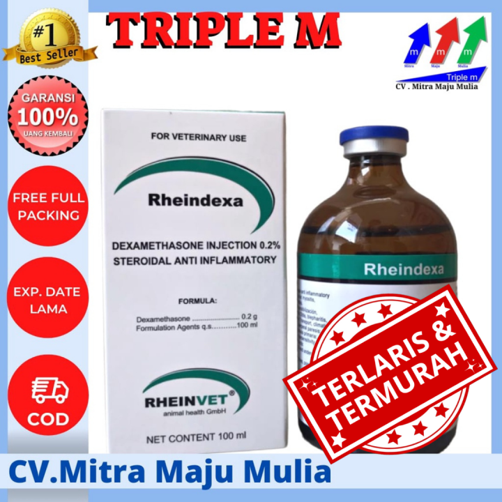 RHEINDEXA 100 ML TRIPLE M - OBAT ANTI INFLAMASI HEWAN | Lazada Indonesia