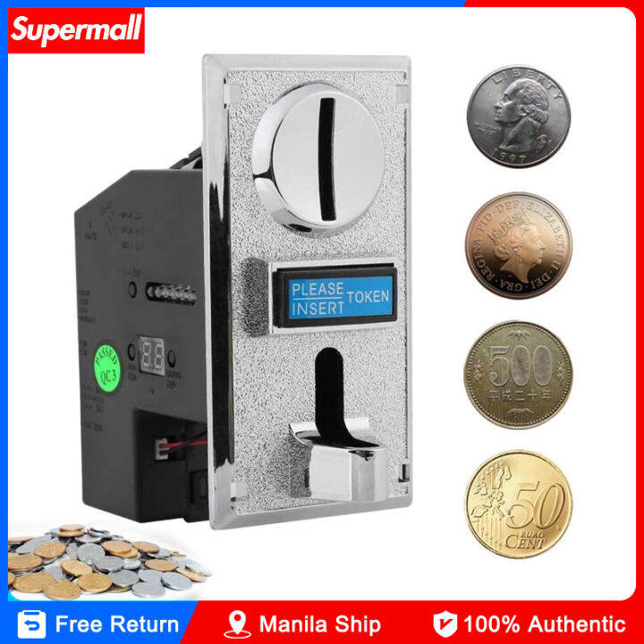 Vending Machine Multi Coin Slot Acceptor Electronic Roll Down Coin Acceptor Selector Mechanism ...