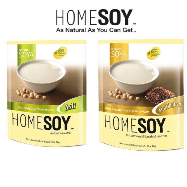 Homesoy Instant Soya Milk 10s x 32g | Lazada
