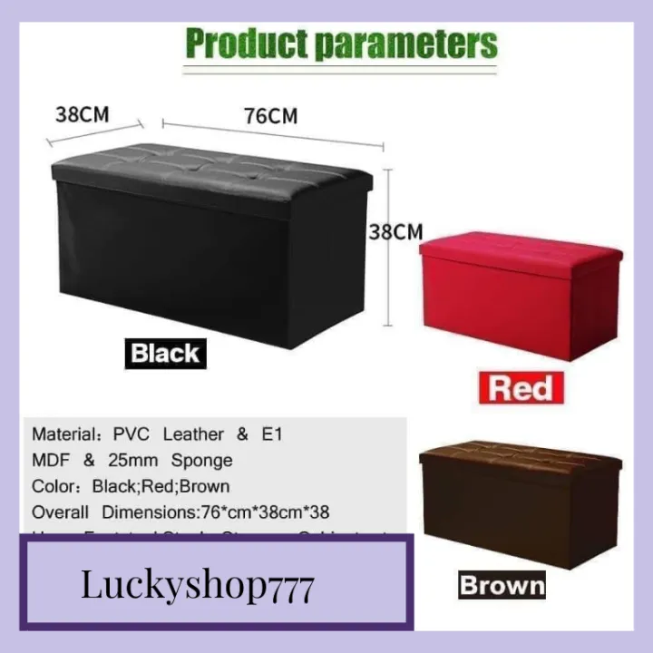 Multifunctional Sofa Box Ottoman Foldable Storage Chair Upuan | Lazada PH