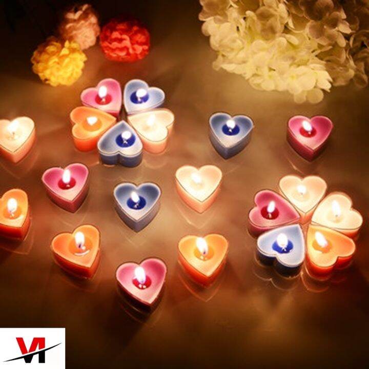 vita Heart-shaped candles scented candles romantic birthday candles ...