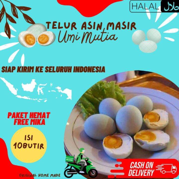 TELUR ASIN PAKET ISI 10 GRADE A - PACKING MIKA PLASTIK, DIJAMIN MASIR ...