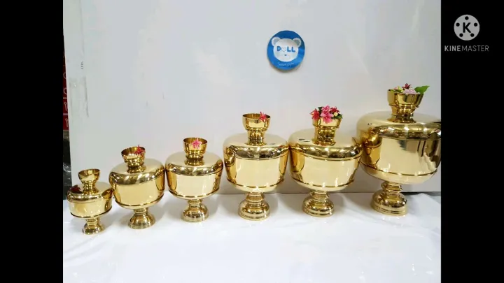 Brass byfa ขันน้ำมนต์ 7นิ้ว บาตรน้ำมนต์ | Lazada.co.th