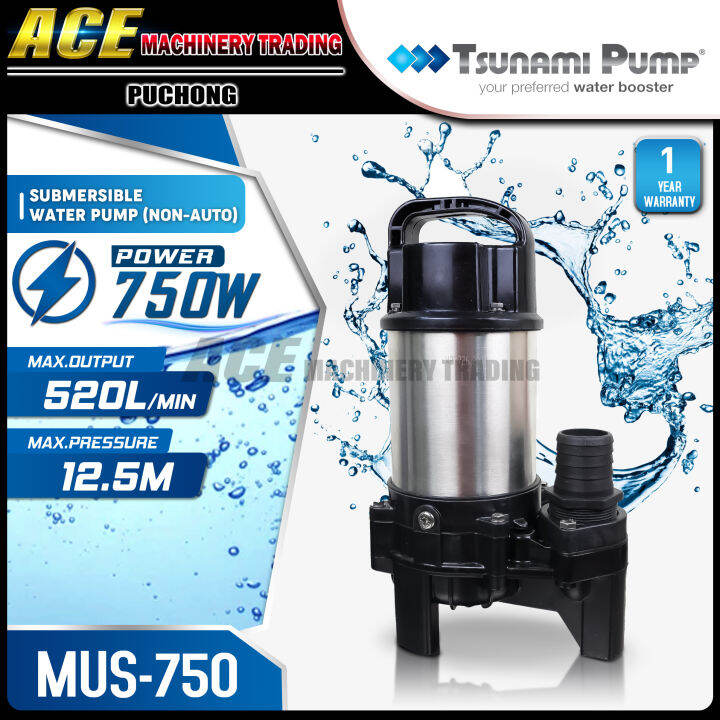 [ TSUNAMI ] MULTIPURPOSE Fish Pond Submersible Water Pump/ Water ...