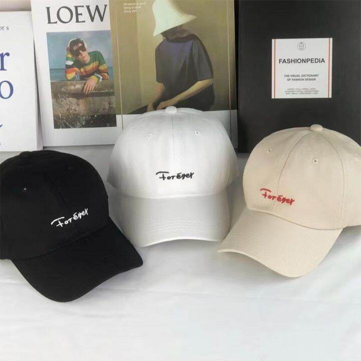 Forever Baseball Cap Korean Hat For Men And Women Unisex Cotton ...