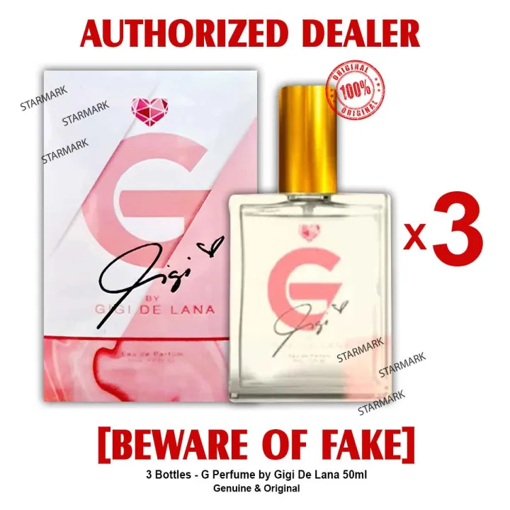G Perfume Perfumes 50ml by Gigi De Lana AUTHENTIC - 3 Bottles | Lazada PH