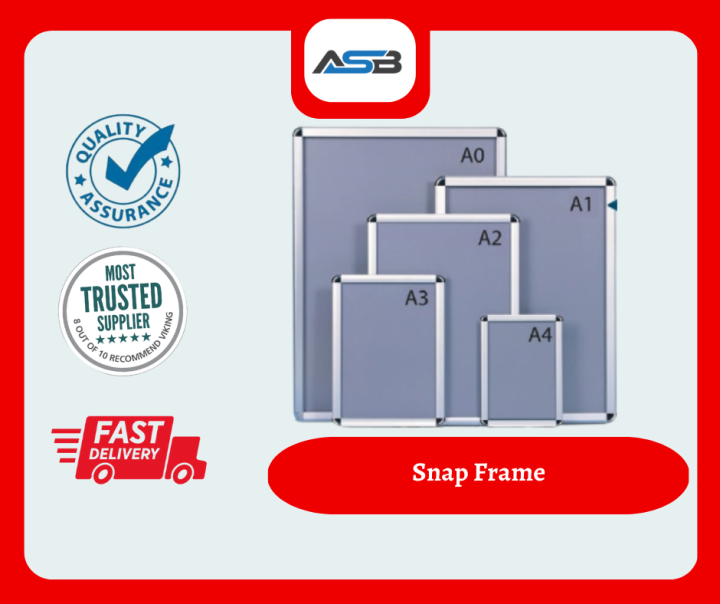 Snap Frame Aluminium, Easy Installation.Display Stand A0 -A1-A2-A3-A4 ...