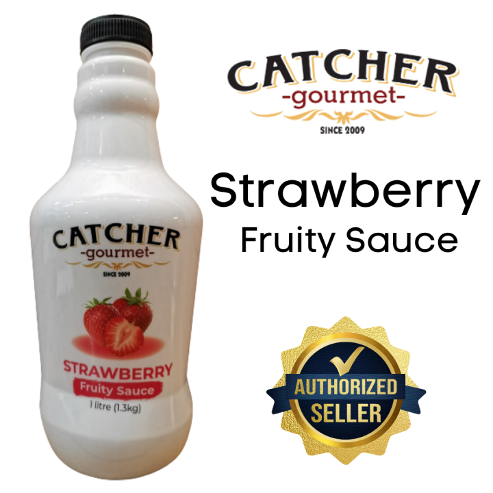 Catcher Gourmet Strawberry Fruity Sauce 1L | Lazada PH