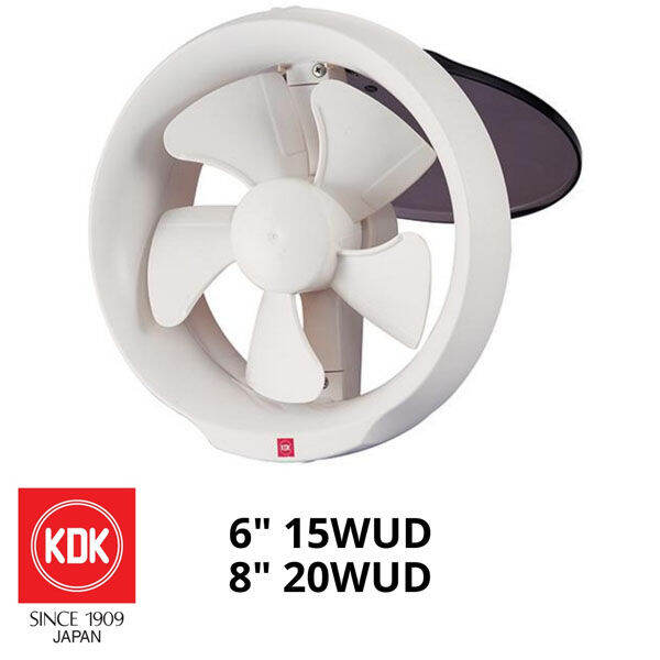 KDK 15WUD 6” / 20WUD 8” Glass Mount Propeller Ventilating Fan / Exhaust ...