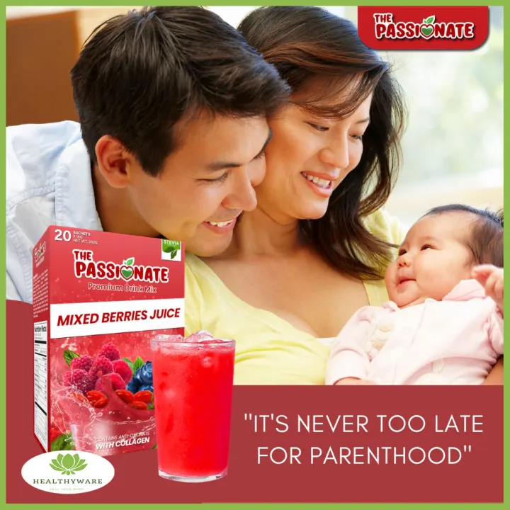 HEALTHYWARE THE PASSIONATE PREMIUM DRINK MIX MIXED BERRIES JUICE STEVIA ...