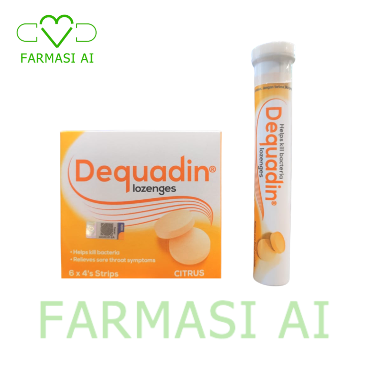 Dequadin lozenges 24s (Exp at description) | Lazada