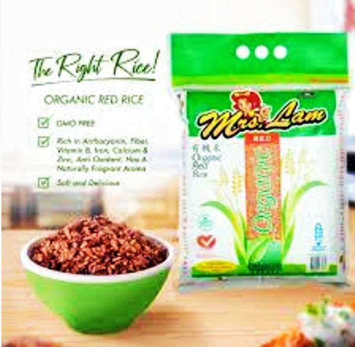 Mrs. Lam Organic Red Rice 5kg Healthy Rice | Lazada PH