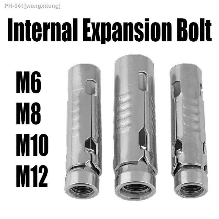 2PCS M6 M8 M10 M12 304 Stainless Steel Fish Scale Tube Gecko Internal Expansion Bolt Concrete ...
