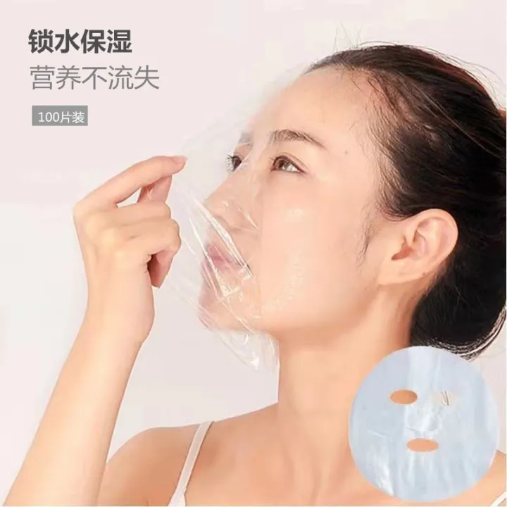 Disposable fresh-keeping film facial mask paper ultra-thin plastic ...