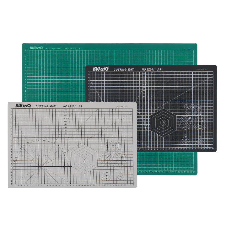 Cutting Mat Size A3, 9Z201 Self Healing A3.Merek Taiwan KW-TRIO, bisa ...