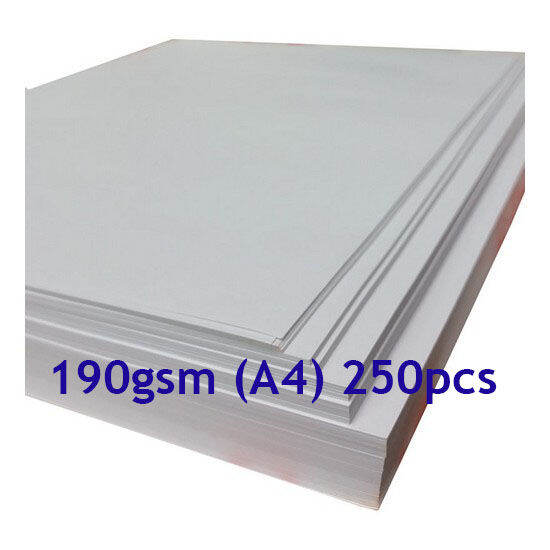 A4 170gsm/ 200Gsm/ 250gsm Mellotex White Presentation Papers (250s per ...
