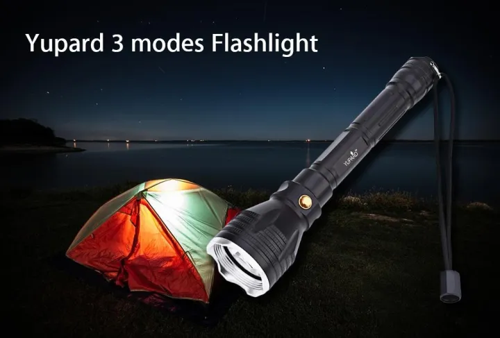 Yupard 1200LM 10W L2 Diving Flashlight Underwater 100M Depth Torch Lamp ...