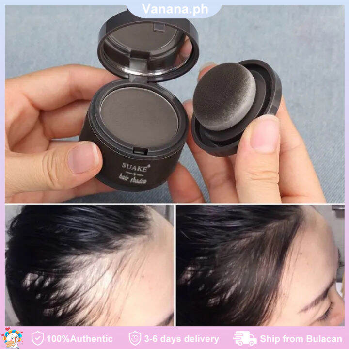 Hair Shadow Powder Quick Concealer Hairline Black/Dark Brown Waterproof ...
