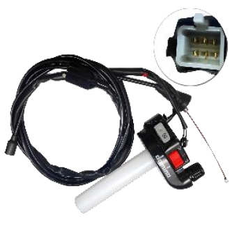 DOMINO QUICK THROTTLE WITH STARTER SWITCH KILL SWITCH and CABLE ...