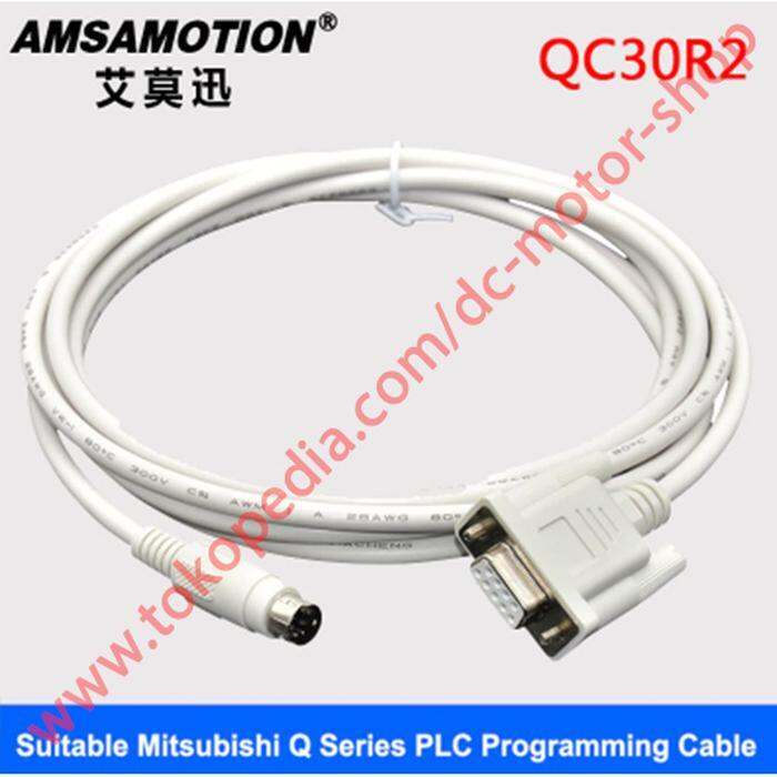 PLC Programming Cable QC30R2 Kabel Mitsubishi Q Series PC Adapter ...