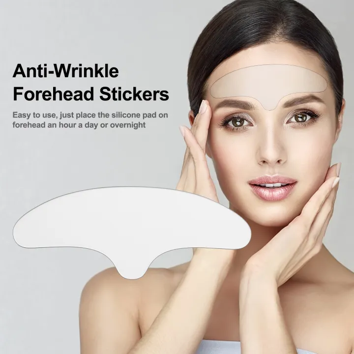 Silicone Invisible Forehead Pad Anti-Wrinkle Forehead Stickers Patch ...