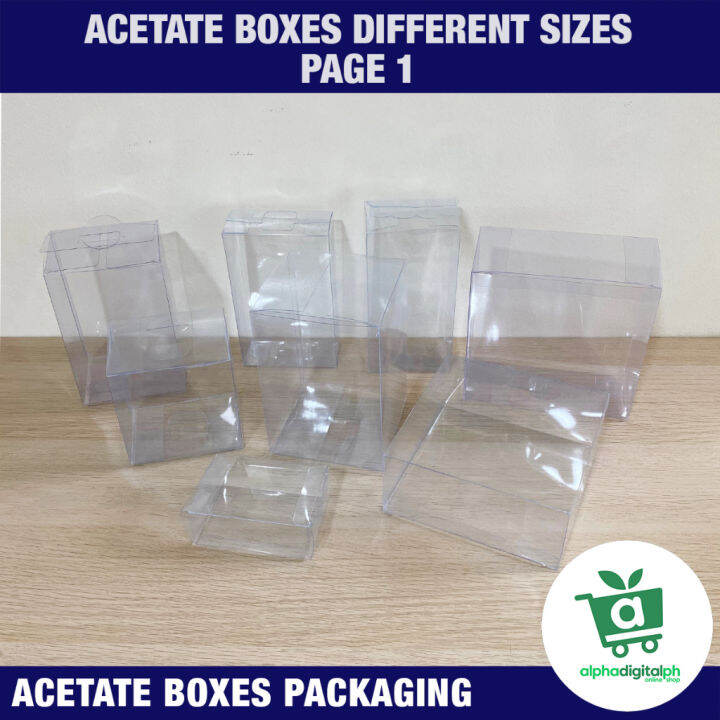 Acetate Boxes Different Sizes PAGE 1 | Lazada PH