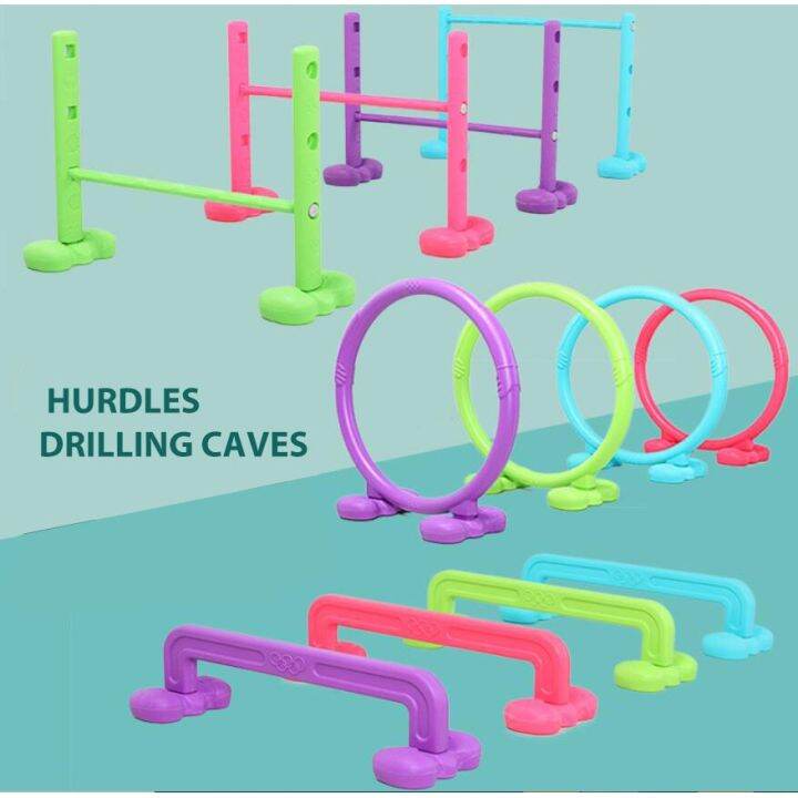 Sport Equipment Kids Plastic toys Hurdles Play, Drilling Caves ...