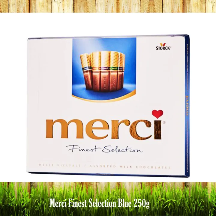 Merci Finest selection blue 250g European Dark & Milk Chocolates ...