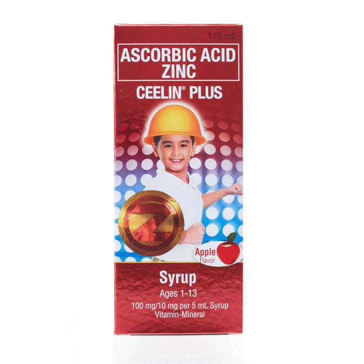 Unilab Ceelin Plus Syrup 120ml Ascorbic Acid Sodium Ascorbate Zinc ...