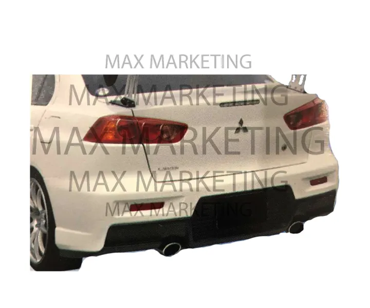 MITSUBISHI LANCER REAR BUMBER FIBERGLASS SKIRT LIP BODYKIT (FIBERGLASS ...