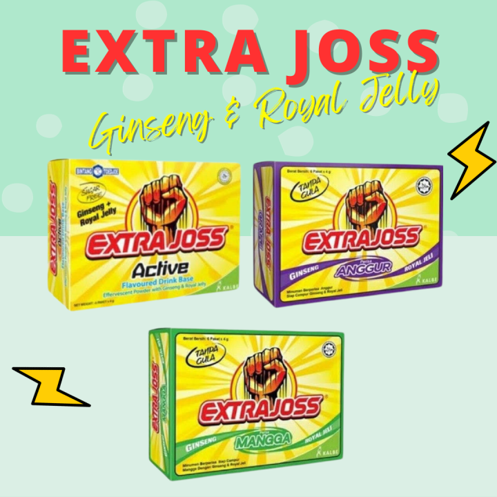 [Original] Extra Joss / Ejuss Energy Drink Active Anggur Mangga (4g x 6 ...