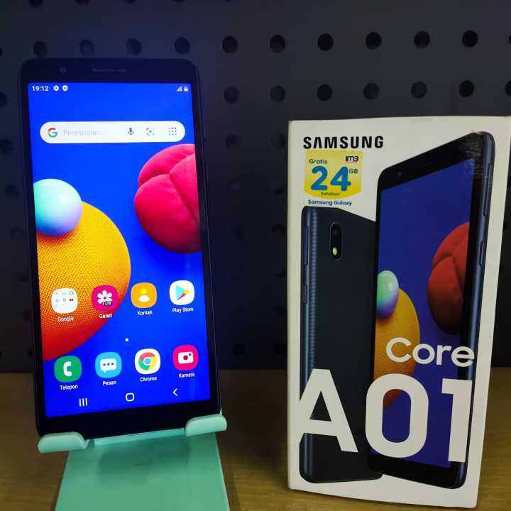 SAMSUNG GALAXY A01 CORE SECOND SEKEN BEKAS RAM 2GB INTERNAL 32GB MULUS ...