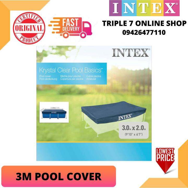 Intex Rectangular Pool Cover ( 3m x 2m) | Lazada PH